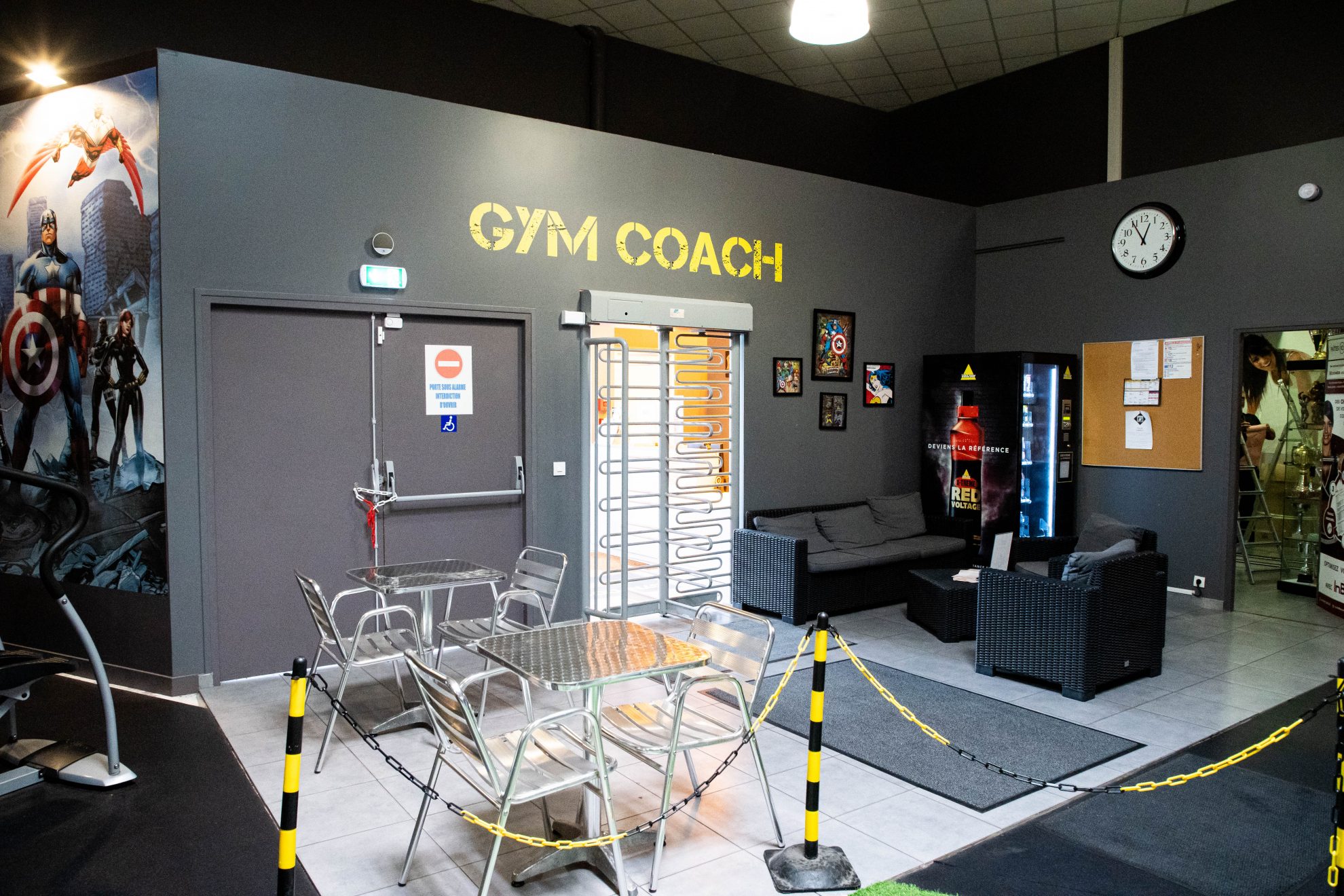 Espace Accueil | Gym Coach